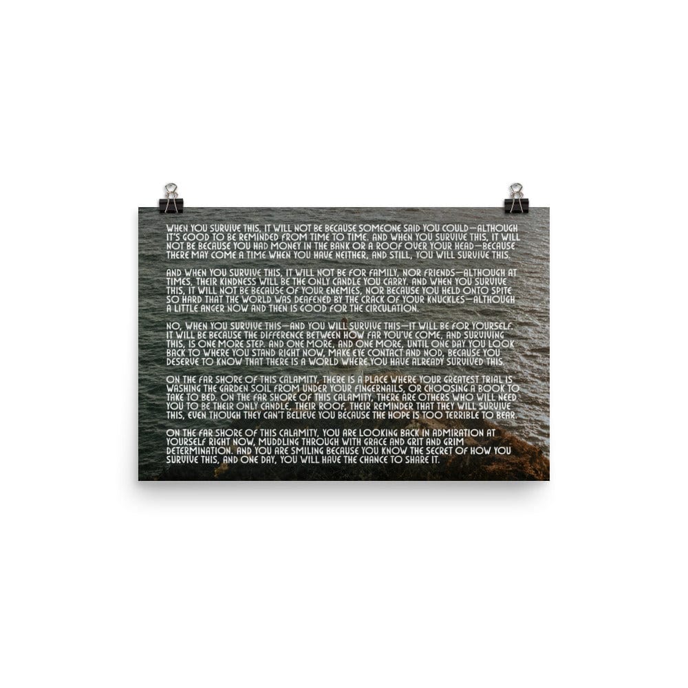 "And When You Survive This" Poster – Nat 21 Workshop